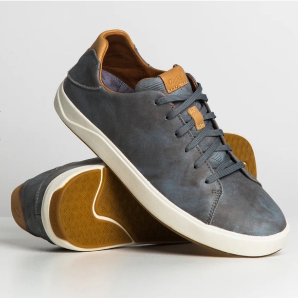 OluKai | Shoes | Olukai Mens Laeahi Li Ili Lace Up Leather Sneakers ...